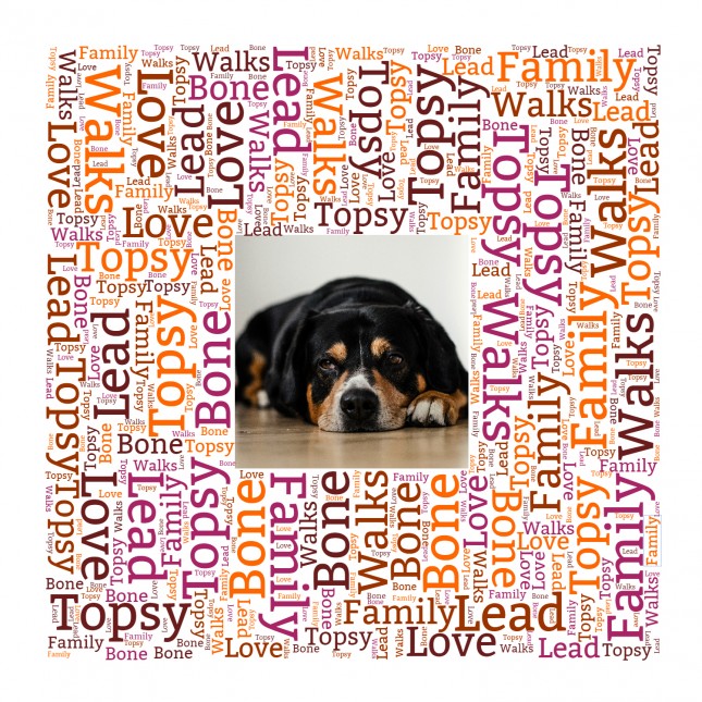 Word Art Canvas Prints From £11 - Print wordart on canvas prints